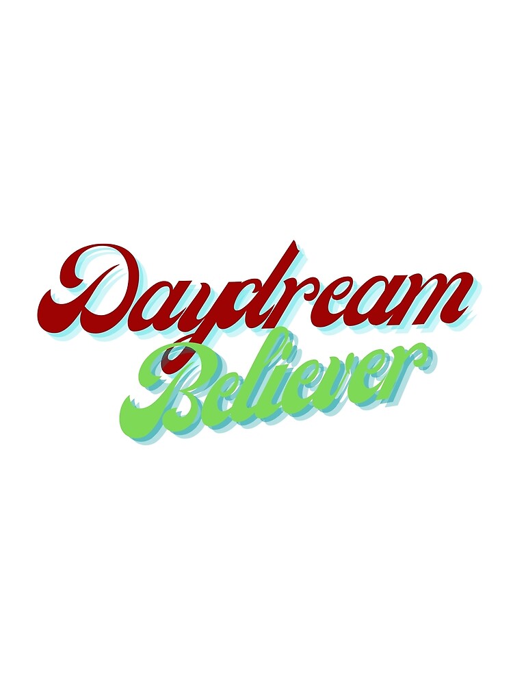 "Daydream Believer Red and Green, Boho Design" Art Print for Sale by ...
