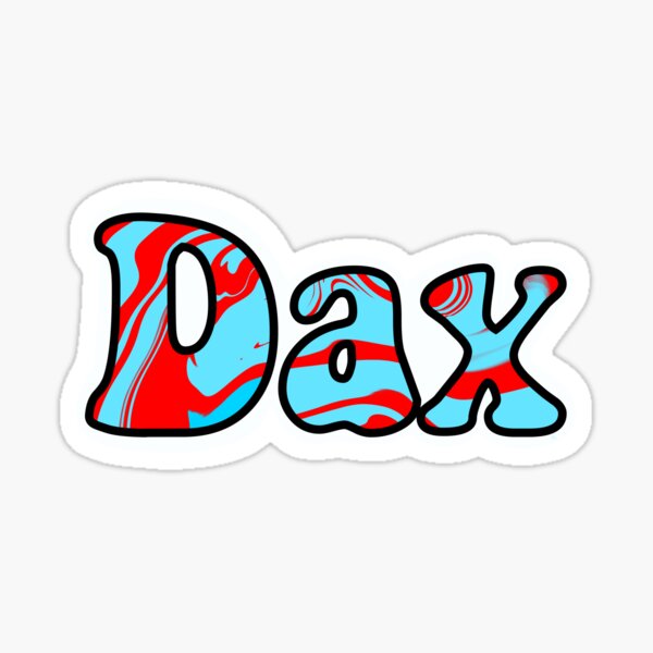 "~Dax~" Sticker by Baddiemxyx | Redbubble