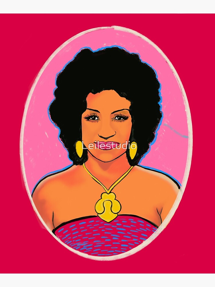 "Celia Cruz " Mounted Print for Sale by Leilestudio | Redbubble