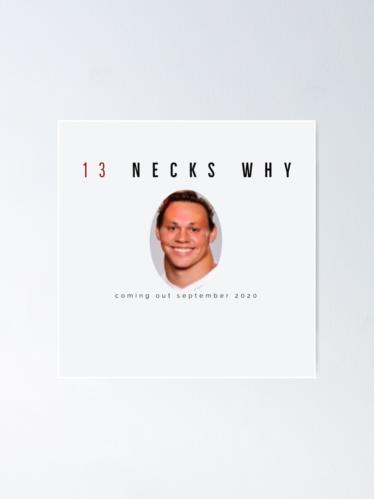 "noah beck 13 necks why?" Poster for Sale by prone-zone | Redbubble