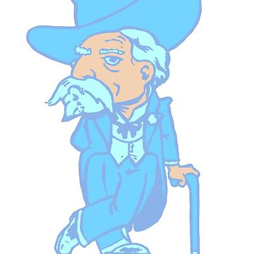 "Blue Colonel Rebel " Sticker for Sale by cevaughann | Redbubble