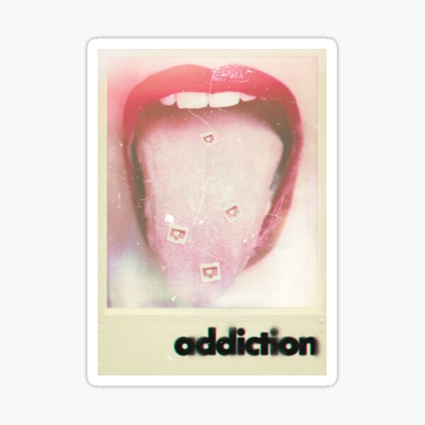 "Instagram Addiction" Sticker for Sale by 82design | Redbubble