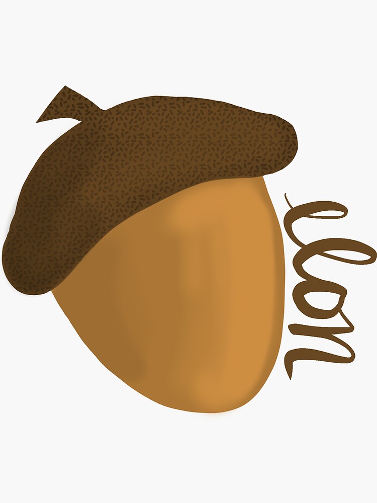 "Elon acorn" Sticker for Sale by Cupkake0104 | Redbubble