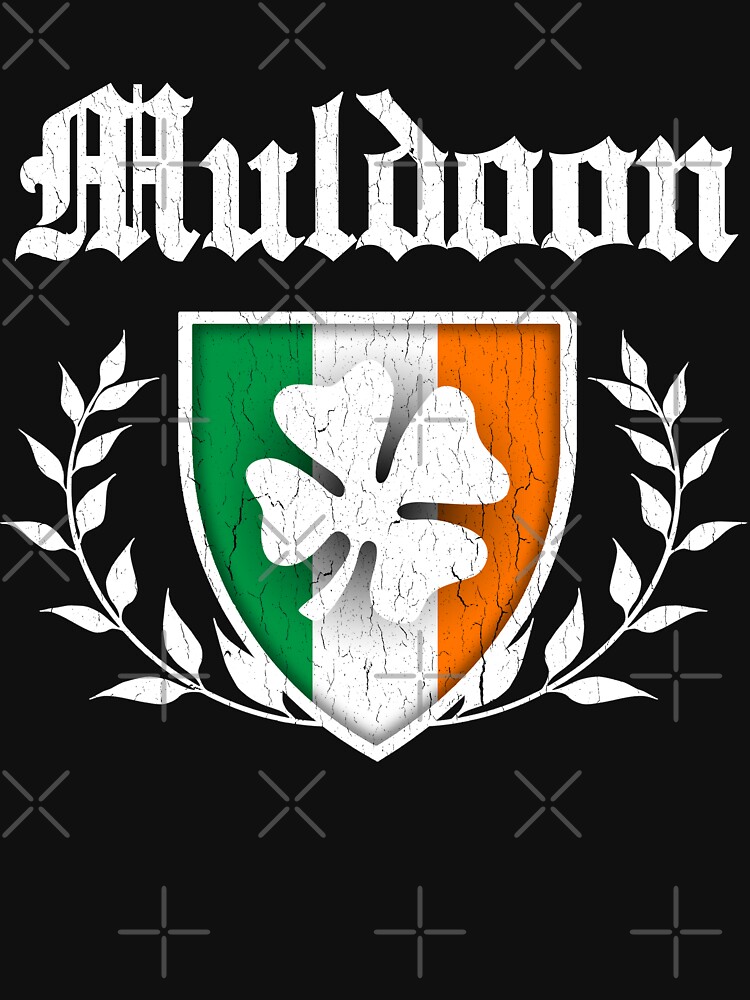 "Muldoon Family Shamrock Crest (vintage distressed)" T-shirt by ...