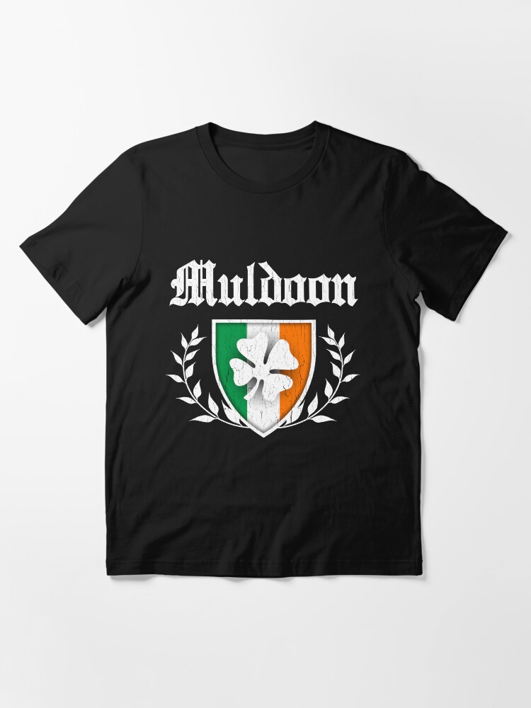 "Muldoon Family Shamrock Crest (vintage distressed)" T-shirt by ...