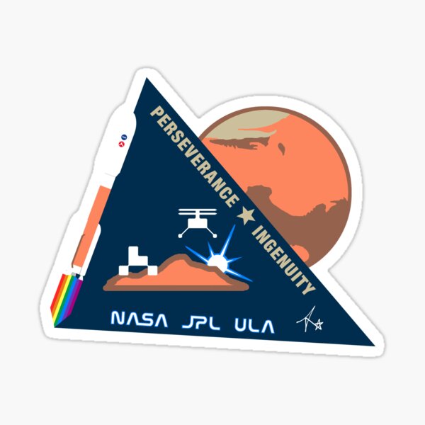 "Mars 2020 Perseverance Rover Mission Patch" Sticker for Sale by ...