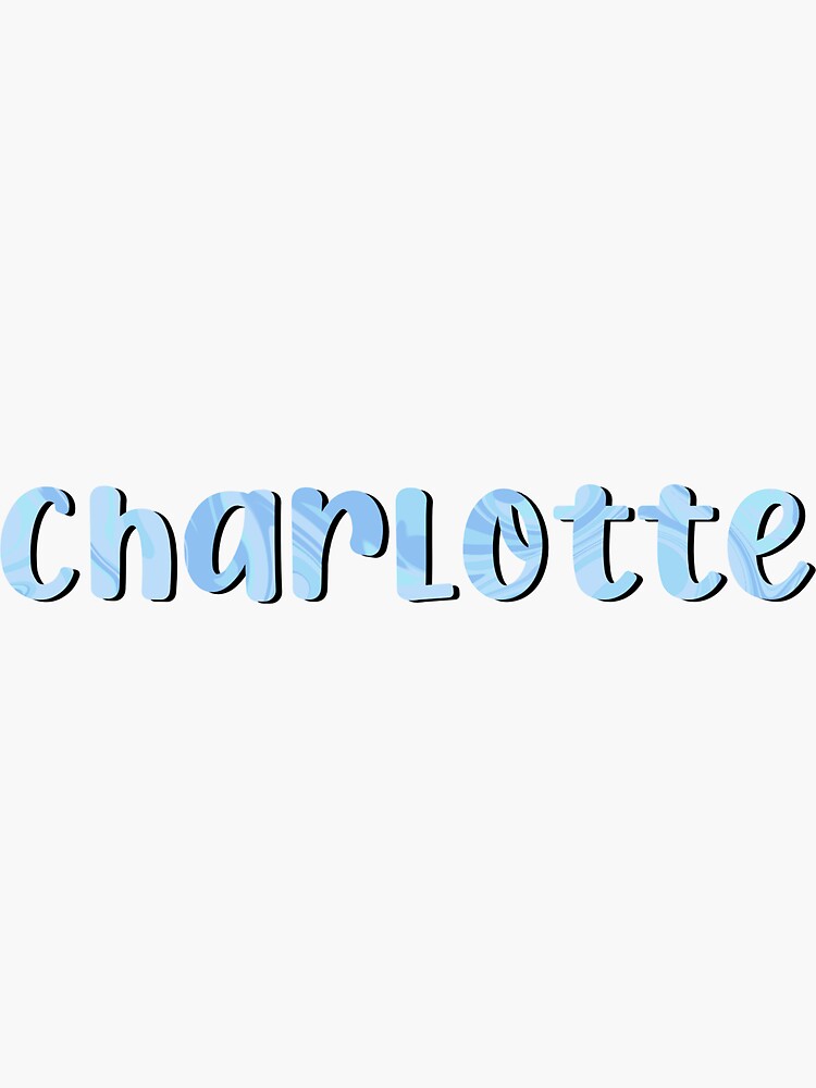"Charlotte Custom" Sticker by AmandazDesigns | Redbubble