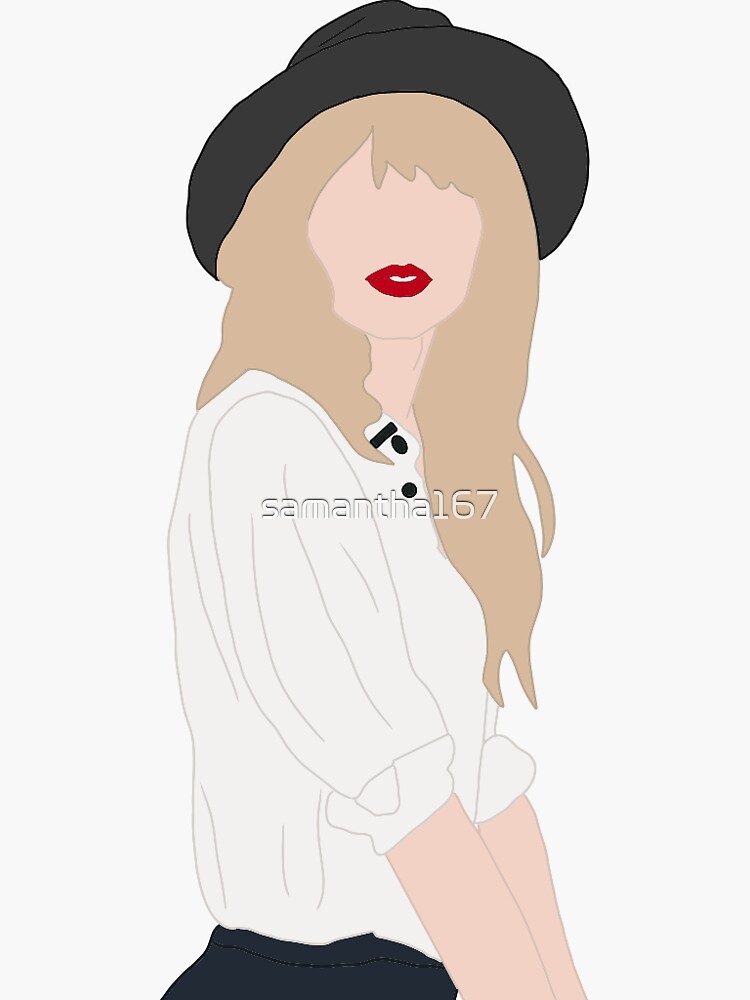 "Taylor Swift "Red" " Sticker for Sale by samantha167 | Redbubble