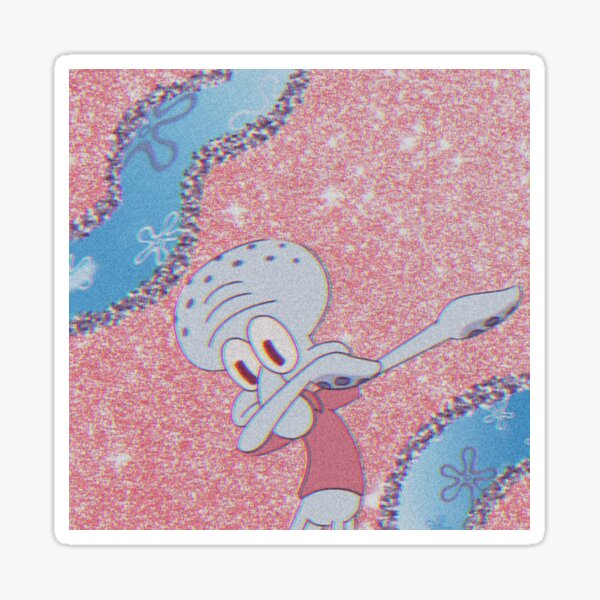 "Squidward Dab" Sticker for Sale by jarekandanna | Redbubble