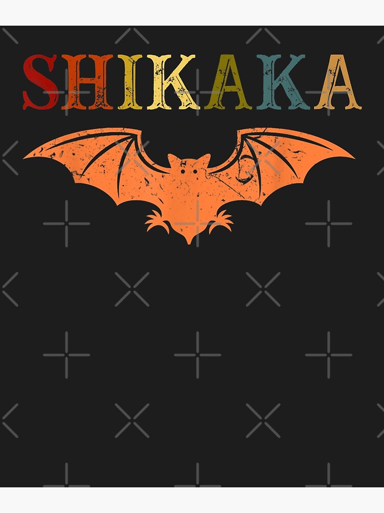 "Shikaka Bat Vintage - Shikaka White Bat Lovers Retro " Poster for Sale ...