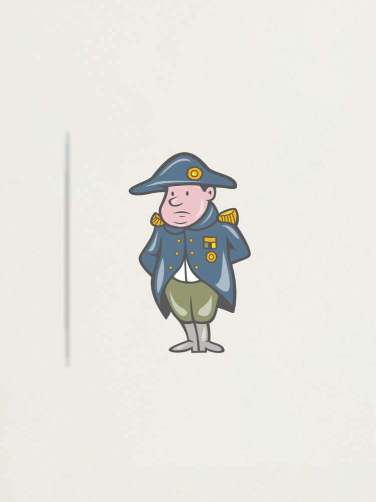 "French Military General Cartoon" Photographic Print by patrimonio ...