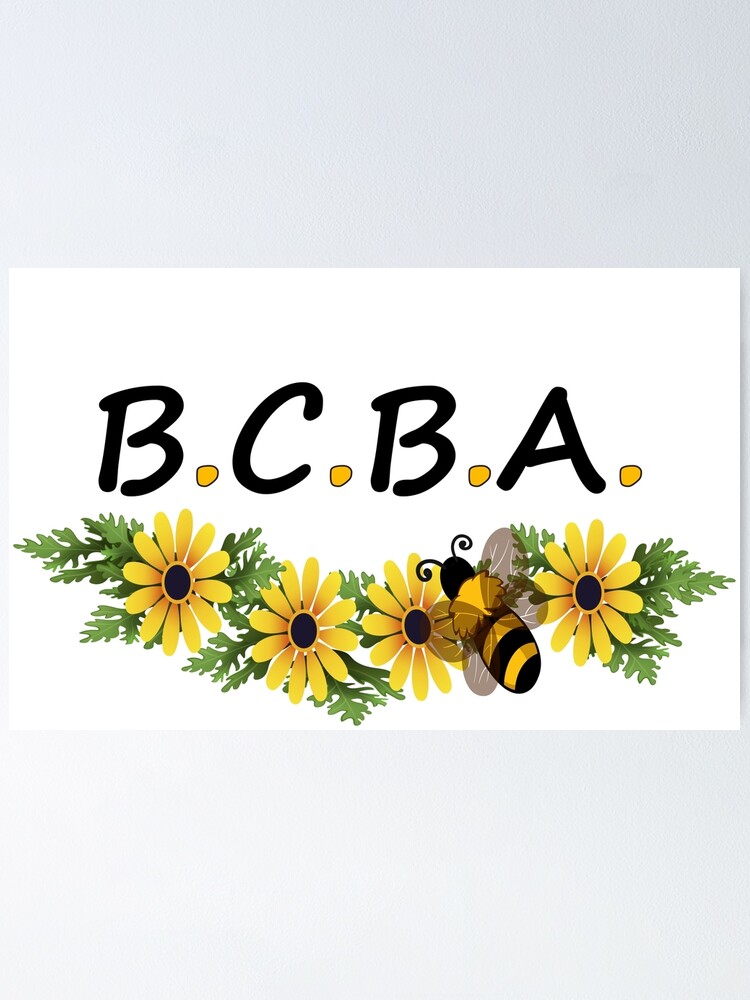 "BCBA" Poster by fareehaahmed | Redbubble