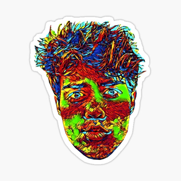 "Benji Krol Rainbow Painting art" Sticker for Sale by HeckYeaDesigns ...