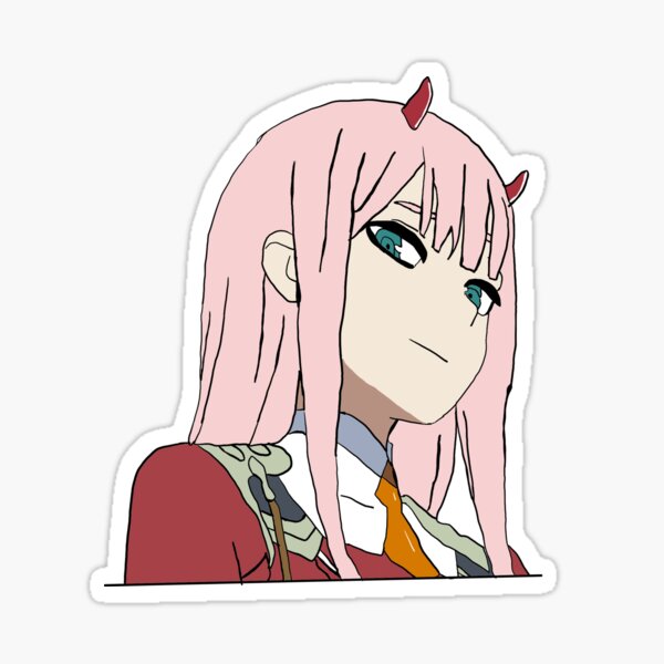 "Zero Two" Sticker by Taisaku-shop | Redbubble