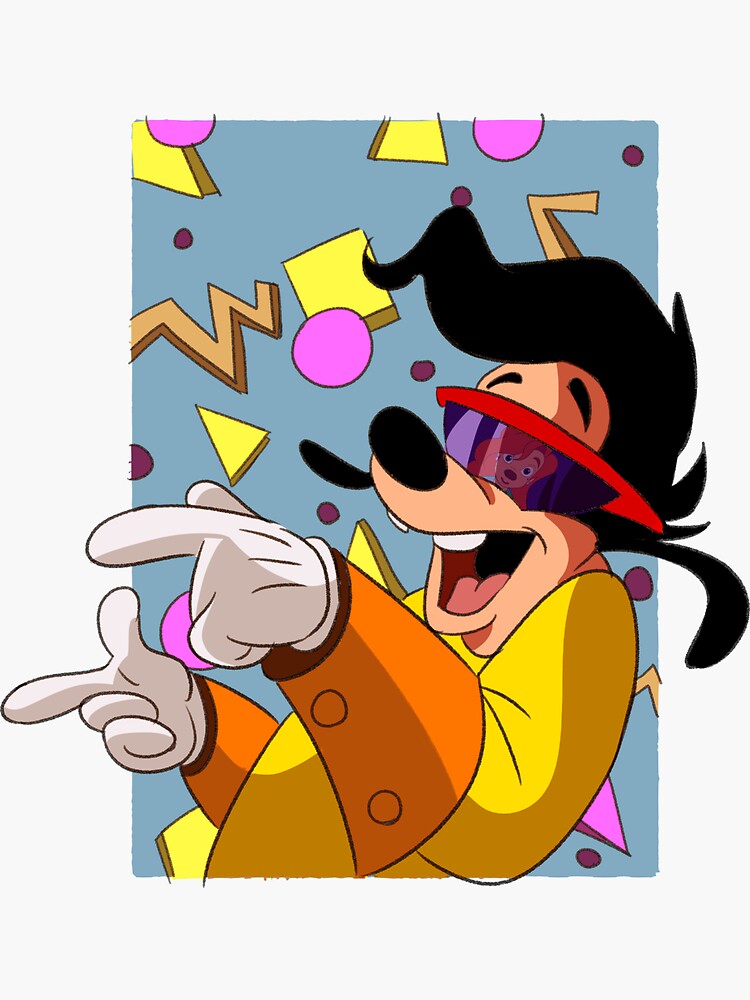 "Max Goof" Sticker for Sale by GlointheArt | Redbubble