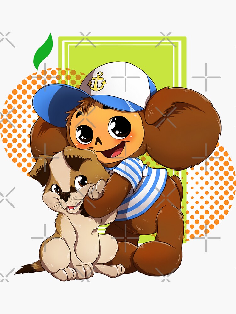 "Cheburashka" Sticker by AllenVera12 | Redbubble