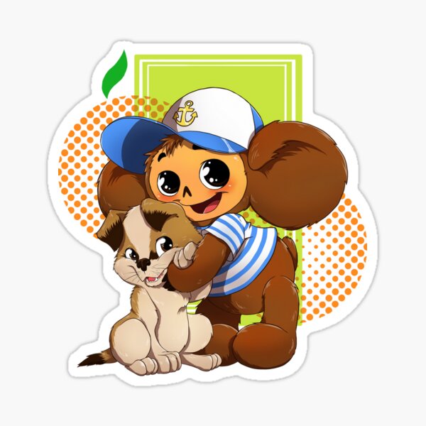 "Cheburashka" Sticker by AllenVera12 | Redbubble
