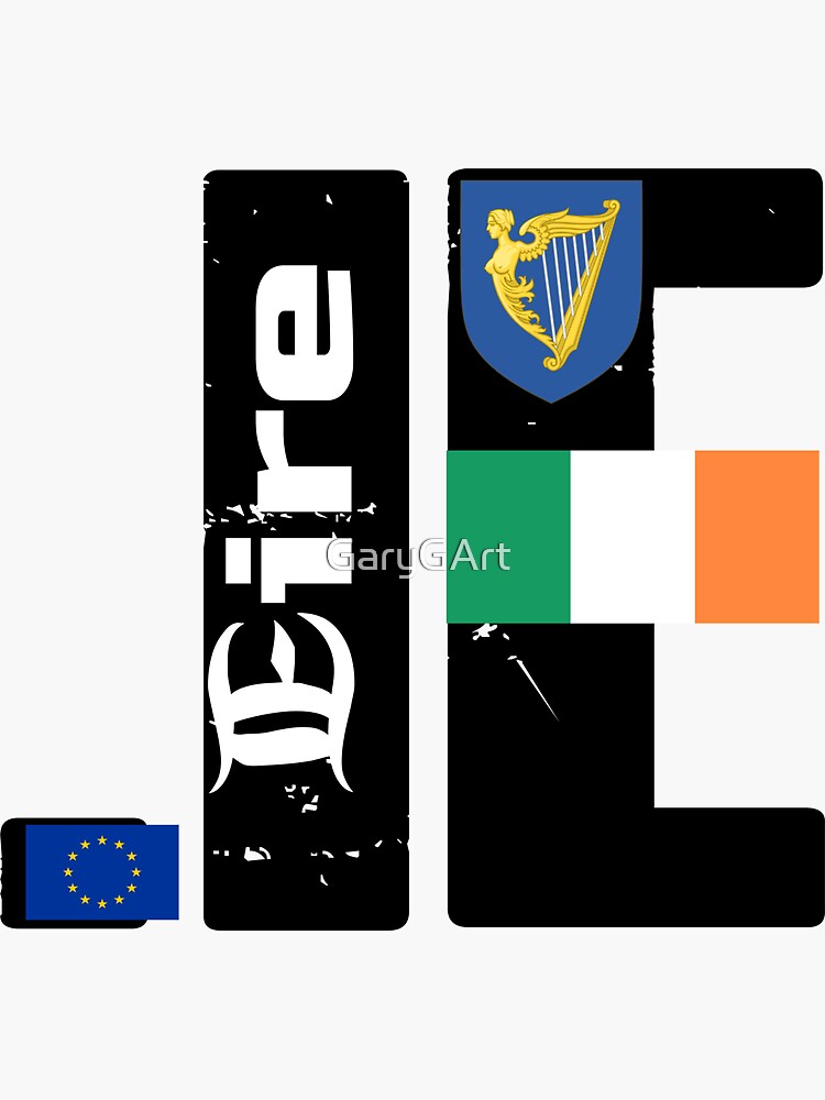 "EIRE IRELAND Pride Logo" Sticker for Sale by GaryGArt | Redbubble