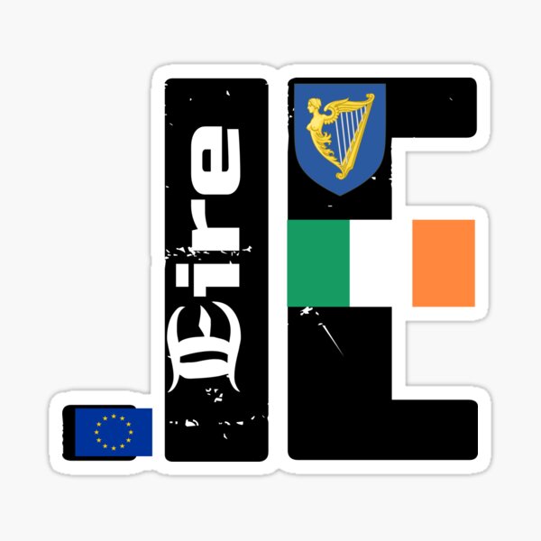 "EIRE IRELAND Pride Logo" Sticker for Sale by GaryGArt | Redbubble