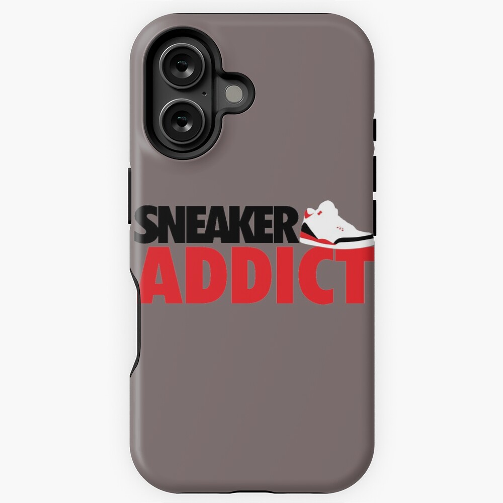 "Sneaker Addict J3 Fire Red" Sticker for Sale by tee4daily | Redbubble