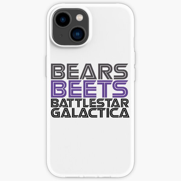 "Bears, Beets, Battlestar Galactica." iPhone Case for Sale by ...