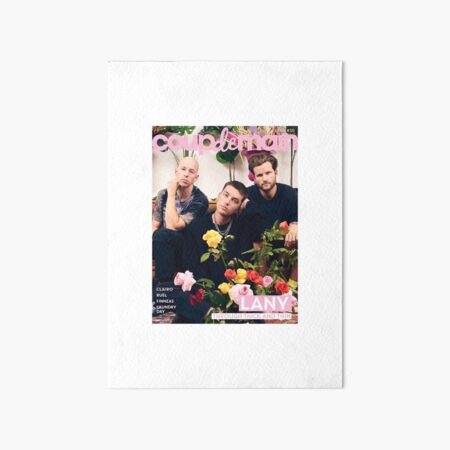 "LANY Magazine Sticker" Art Board Print by alexlynn115 | Redbubble