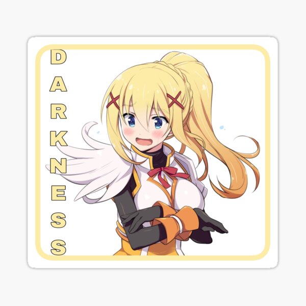 "Konosuba Darkness" Sticker for Sale by bpho21 | Redbubble