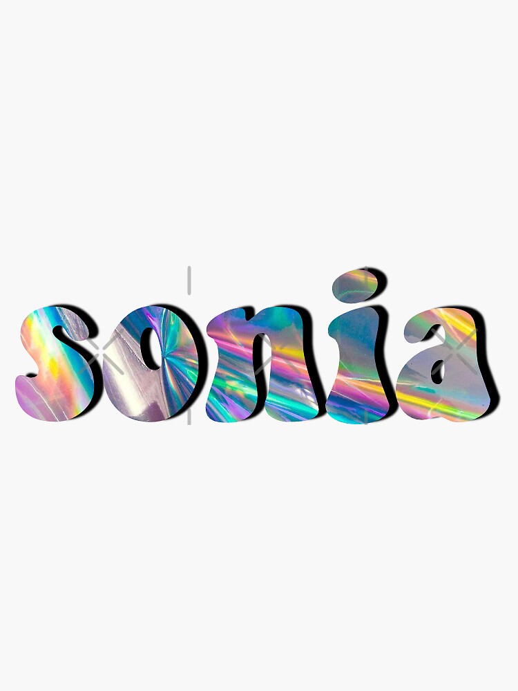 "Sonia (Custom)" Sticker by stickitdesignss | Redbubble