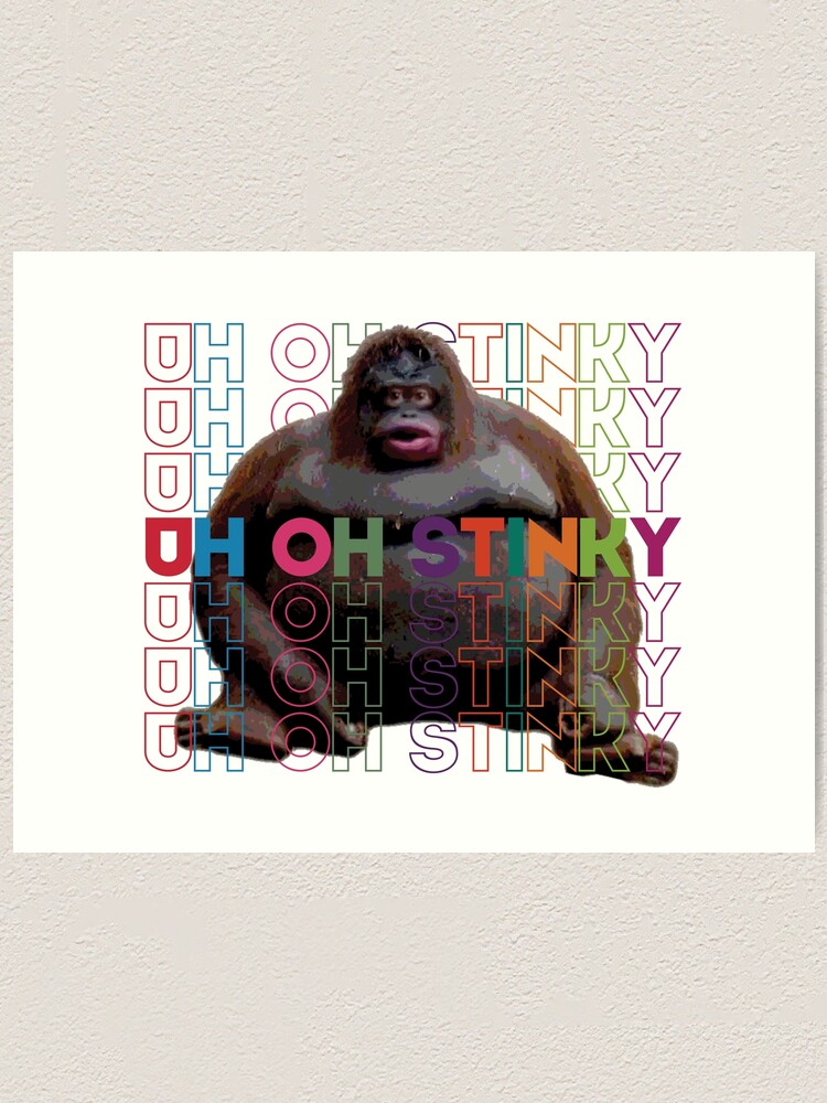 "Uh oh stinky" Art Print by jacki-vu | Redbubble