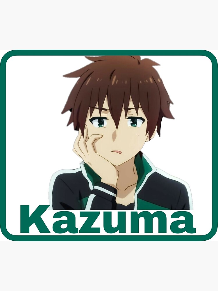"Konosuba Kazuma " Poster by bpho21 | Redbubble