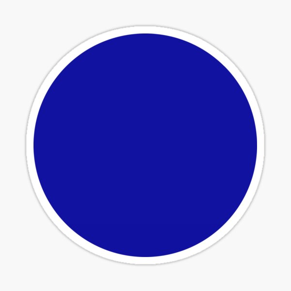 "Minimalistic Blue Rising Sun Japanese Flag Artwork" Sticker by MakiMak ...