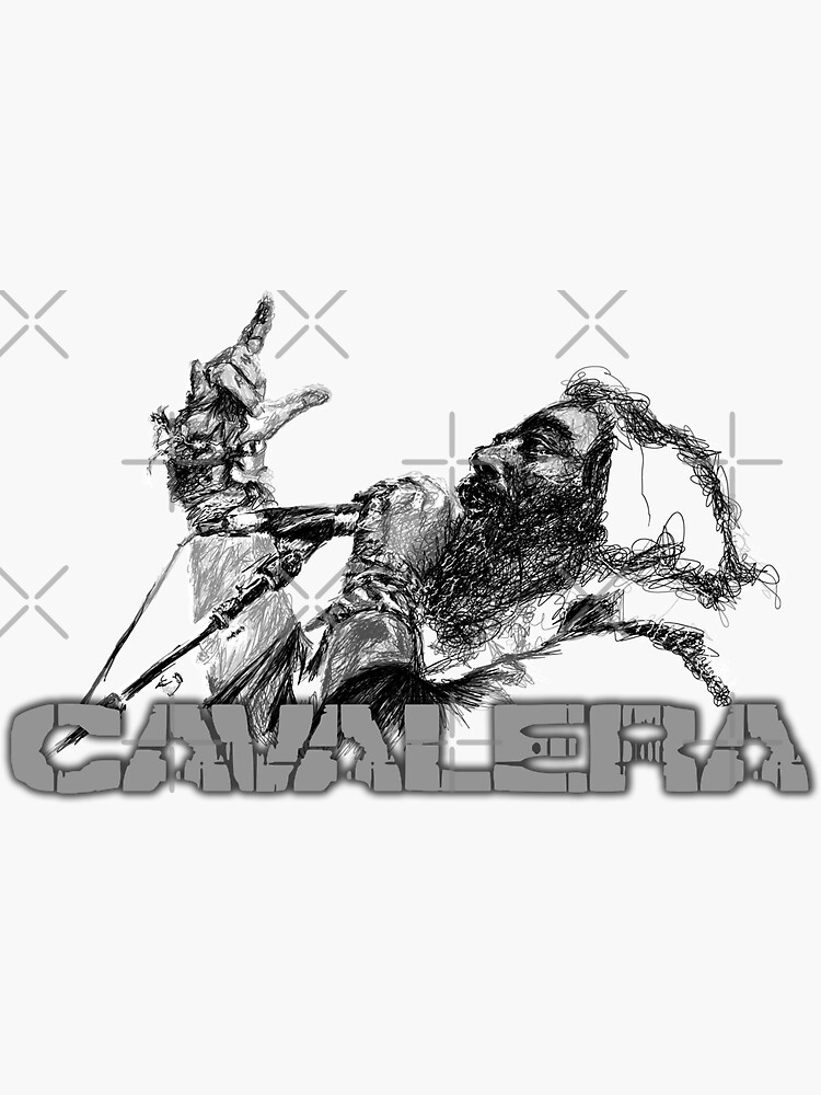 "Max Cavalera Icon" Sticker by spawn112377 | Redbubble