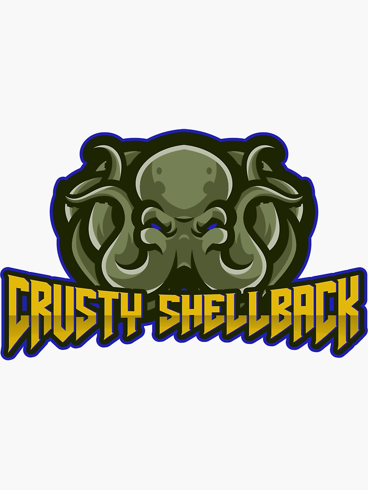 "United States Navy Veteran Crusty Shellback" Sticker for Sale by ...