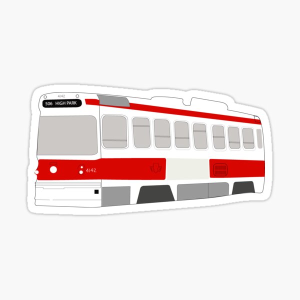 "Toronto streetcar" Sticker for Sale by TOT-SA0 | Redbubble
