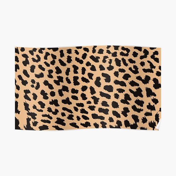 "Cheetah Print" Poster for Sale by Ericafrank | Redbubble