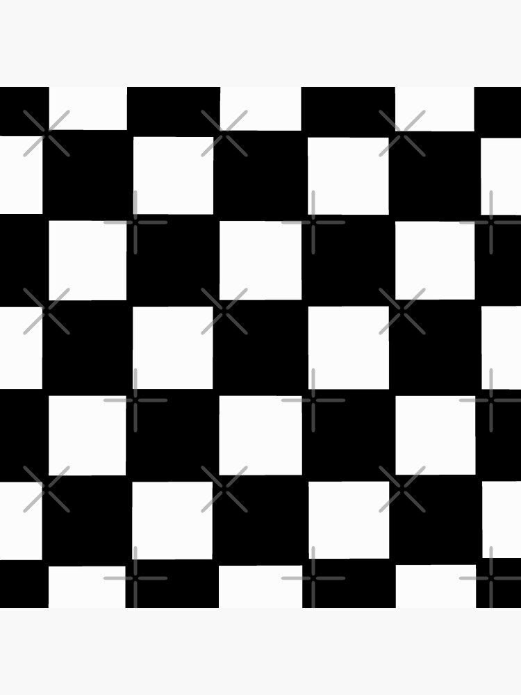 "Emo Checkerboard black and white" Art Print for Sale by Unboltingcat ...
