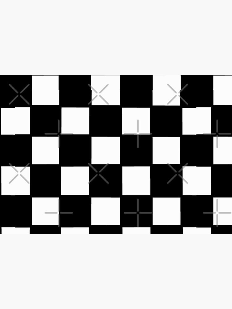 "Emo Checkerboard black and white" Mask by Unboltingcat | Redbubble