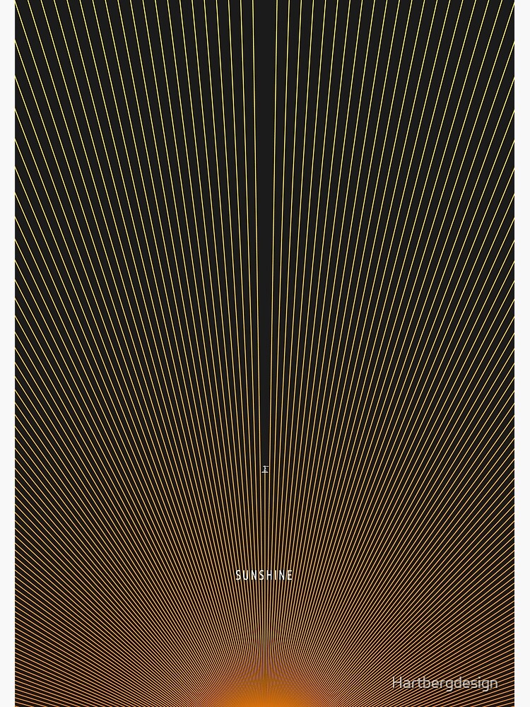 "Sunshine Poster" Poster for Sale by Hartbergdesign | Redbubble