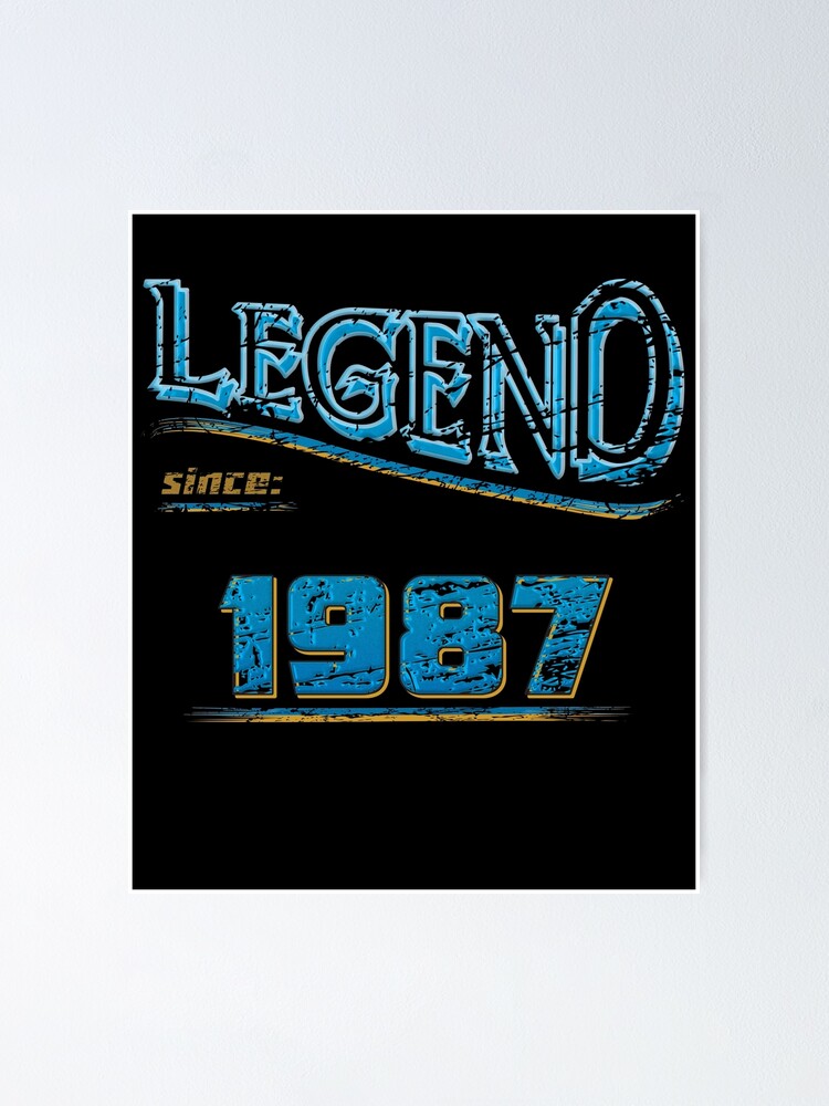 "Legend since 1987 / legend since 1987 / legendary since 1987 / V2 ...