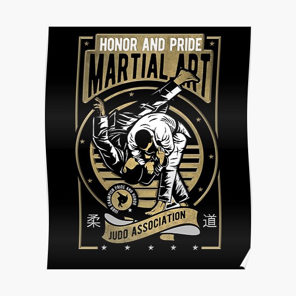 "Judo - Pride and Honor" Poster for Sale by MDAM | Redbubble