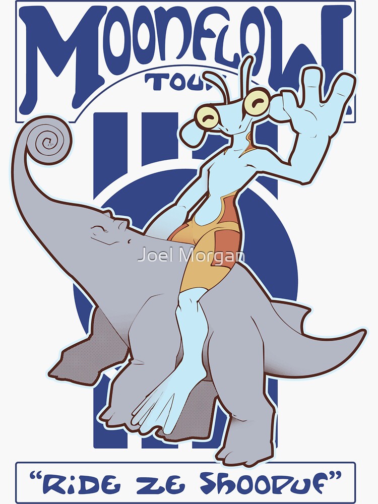 "Ride Ze Shoopuf" Sticker for Sale by JoelAMorgan | Redbubble