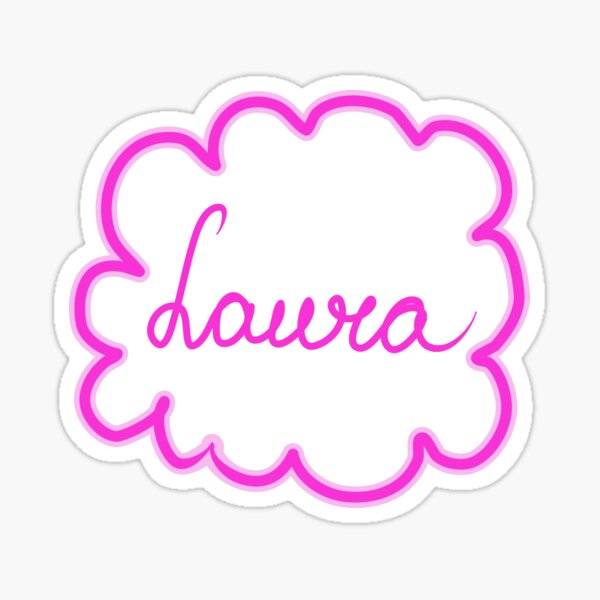 "Women name Laura" Sticker by grafinya | Redbubble
