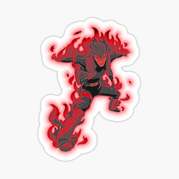 Might Guy Stickers | Redbubble