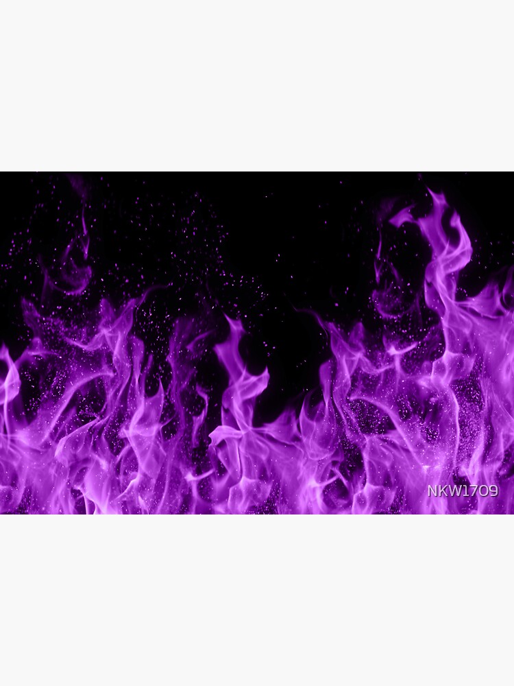 "Purple Flame" Sticker for Sale by NKW1709 | Redbubble