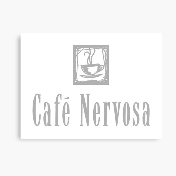 "Cafe Nervosa – Frasier, Seattle" Canvas Print by fandemonium | Redbubble