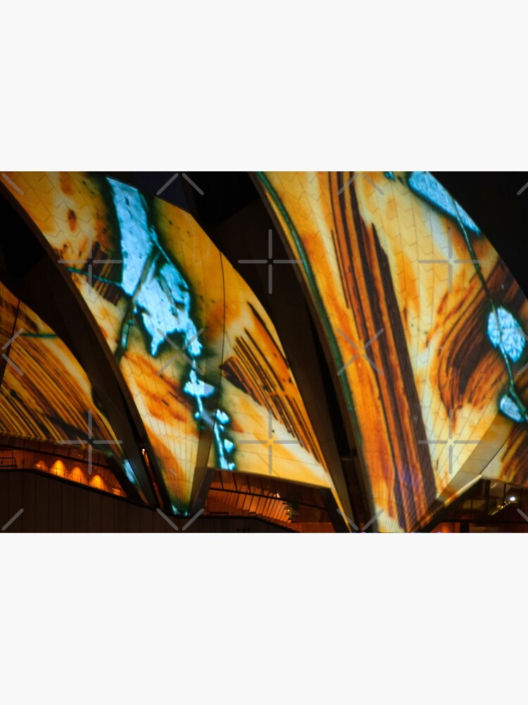 "PATTERN LIGHTS ON THE OPERA HOUSE | Abstract Photo" Poster for Sale by ...