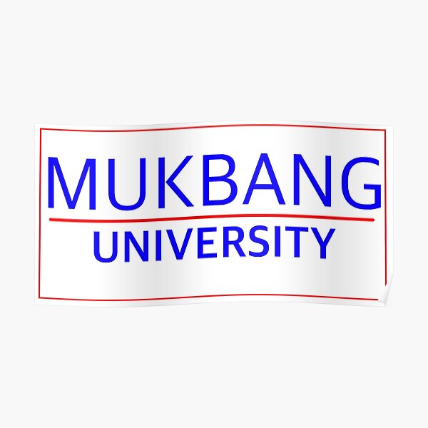 Mukbang Posters | Redbubble