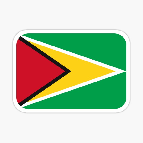 "Guyana flag Guyana Republic Day Gift for Proud Guyanese" Sticker by ...