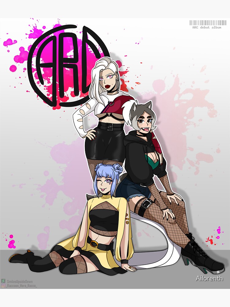 "ARC - debut (Poster)" Sticker for Sale by Ailorenth | Redbubble