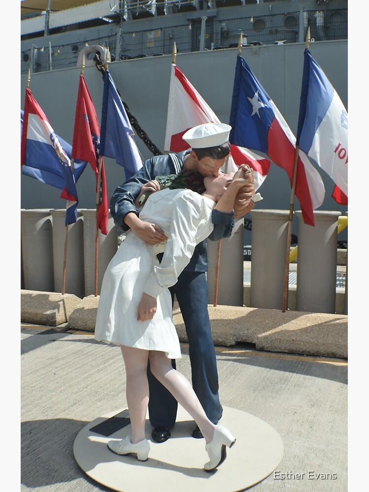 "Statue of sailor couple, Pearl Harbor " Art Print by essieg01 | Redbubble